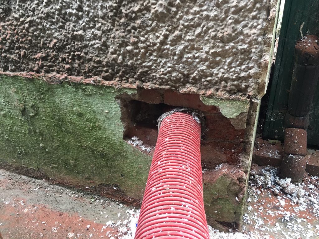 Failed cavity wall insulation removal - how we do it!